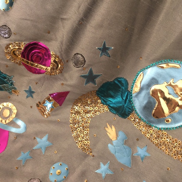 Manish Arora | Skirts | Manish Arora Galaxy Hand Beaded Appliqu Skirt ...